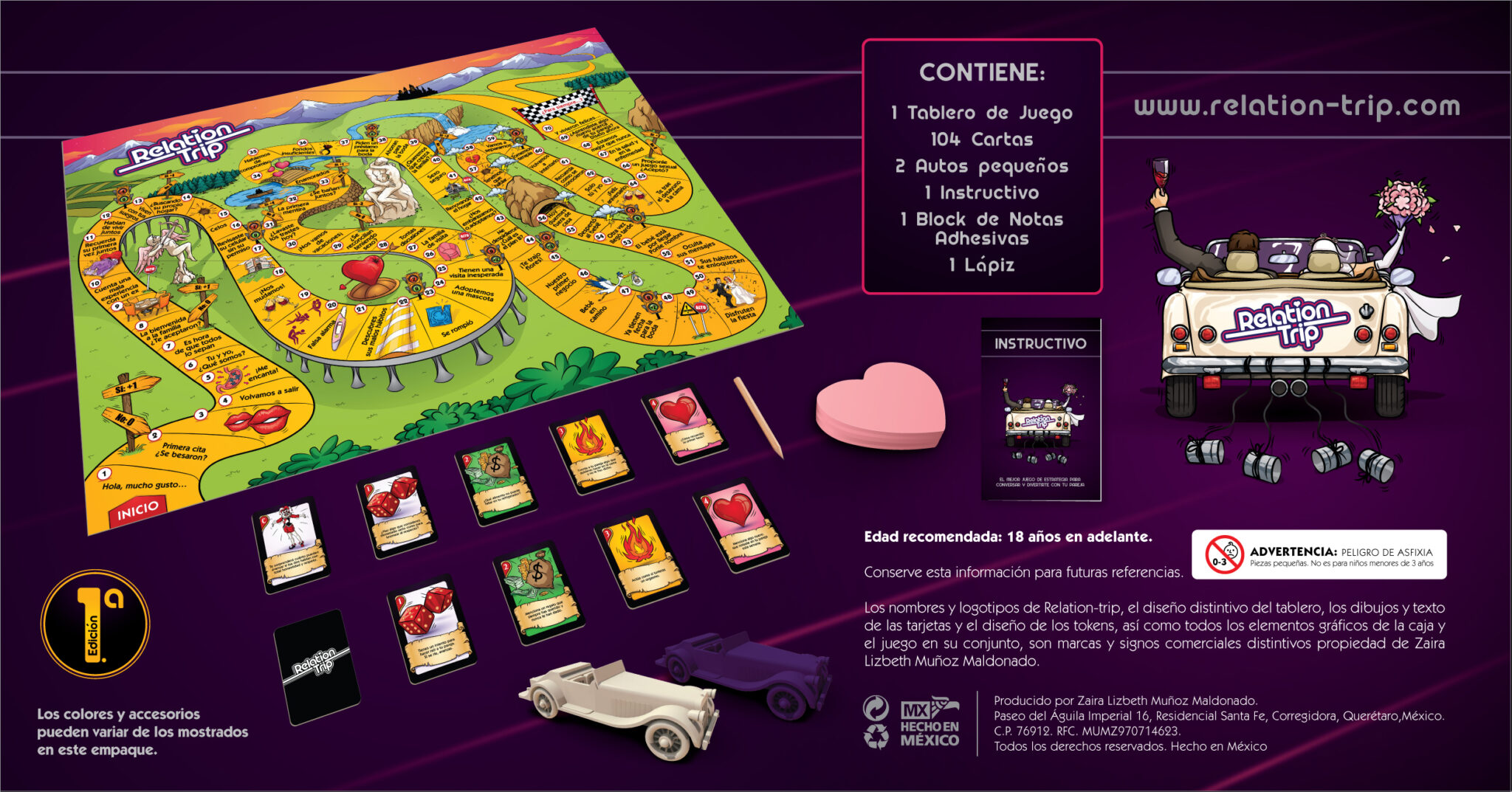 Relation-Trip – Juego de mesa para parejas